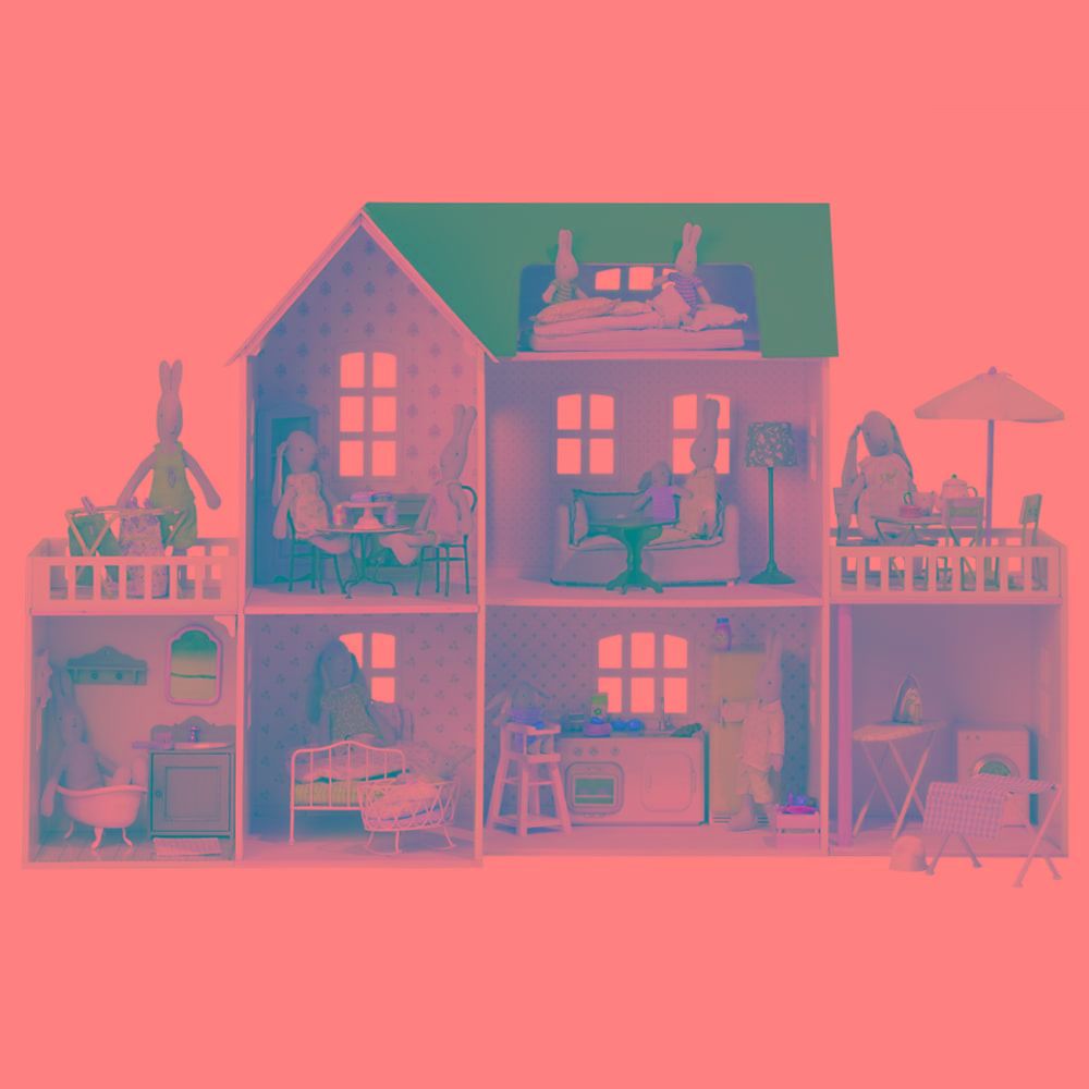 Maileg Dolls House with Extension Room