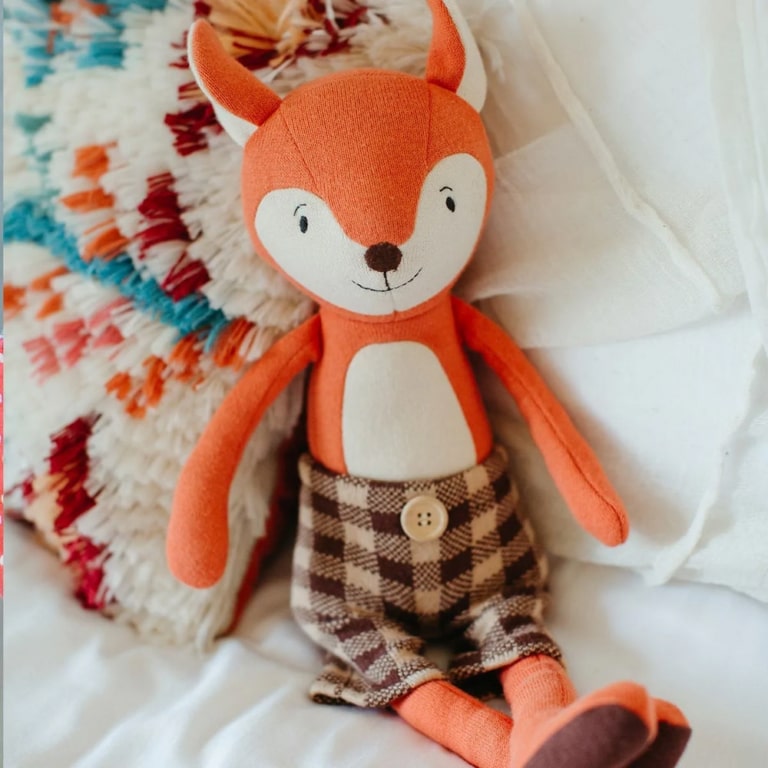 Apple Park® Franky Organic Knitted Fox – Jadrem Toys