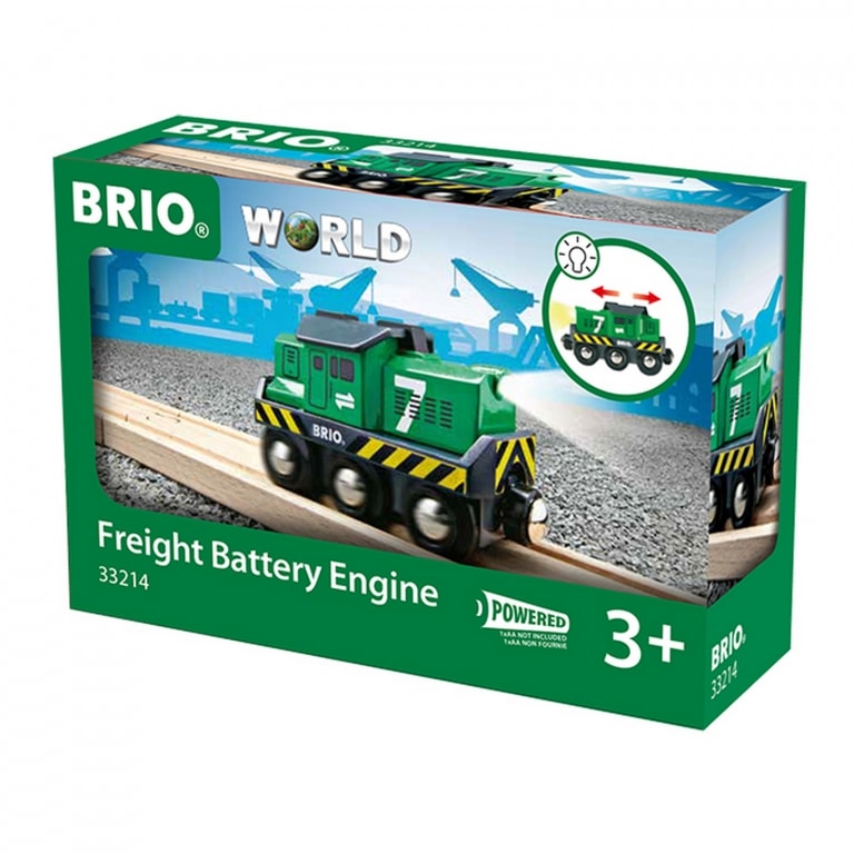 BRIO Battery Operated Freight Engine: Light and Action