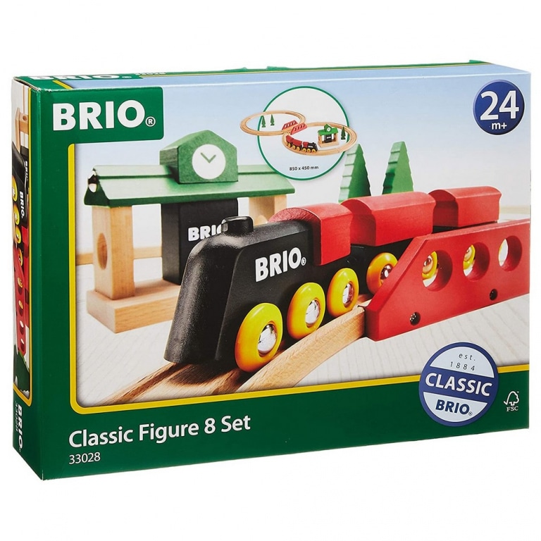 BRIO Classic Figure 8 Train Set - Perfect For Kids Two and Up