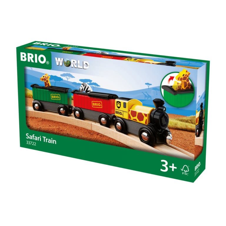 BRIO Train - Safari Train, 3 pieces