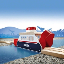 BRIO Ferry Ship: Light and Sound Railway Fun