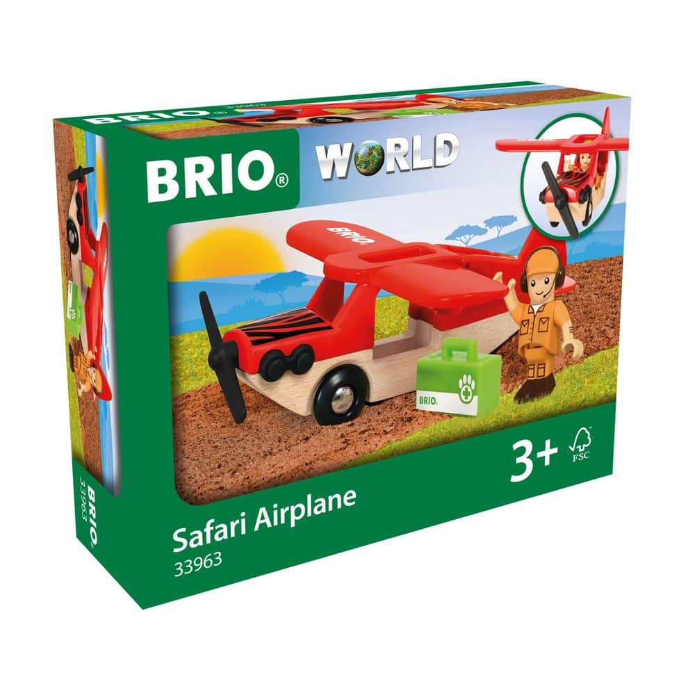 BRIO Vehicle - Safari Airplane, 3 pieces