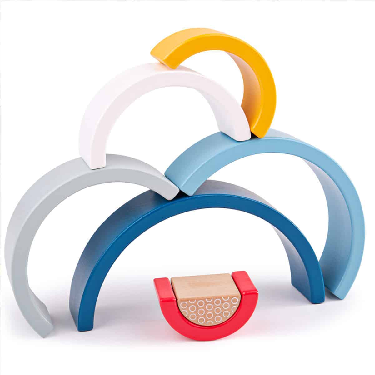 Bigjigs FSC Rainbow Arches - Stacking Fun for Creative Minds