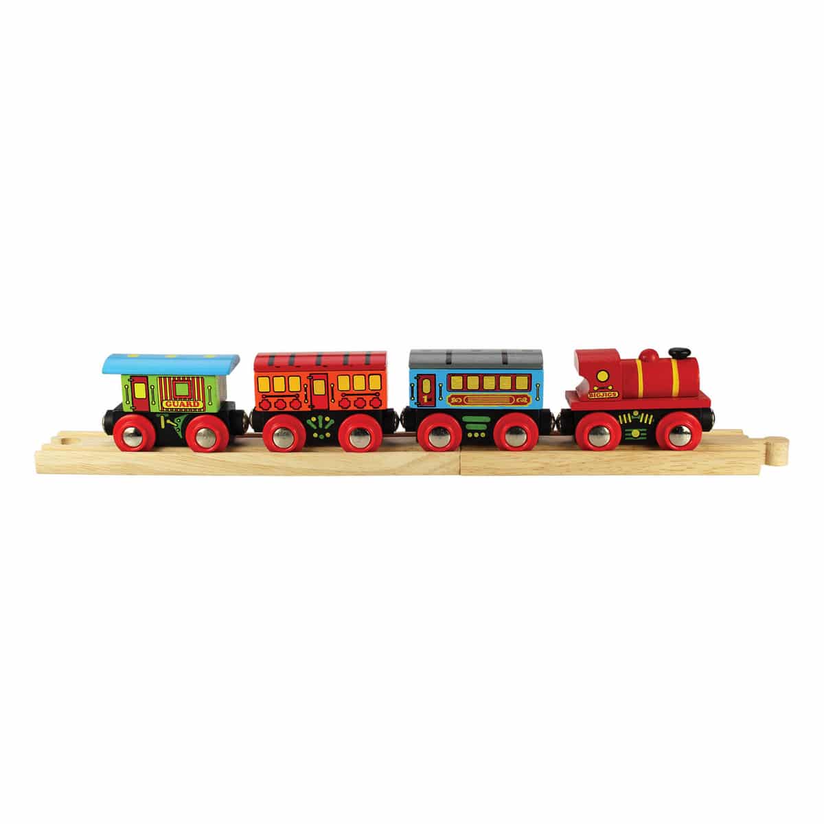 Bigjigs Passenger Train: Wooden Railway Fun for Kids