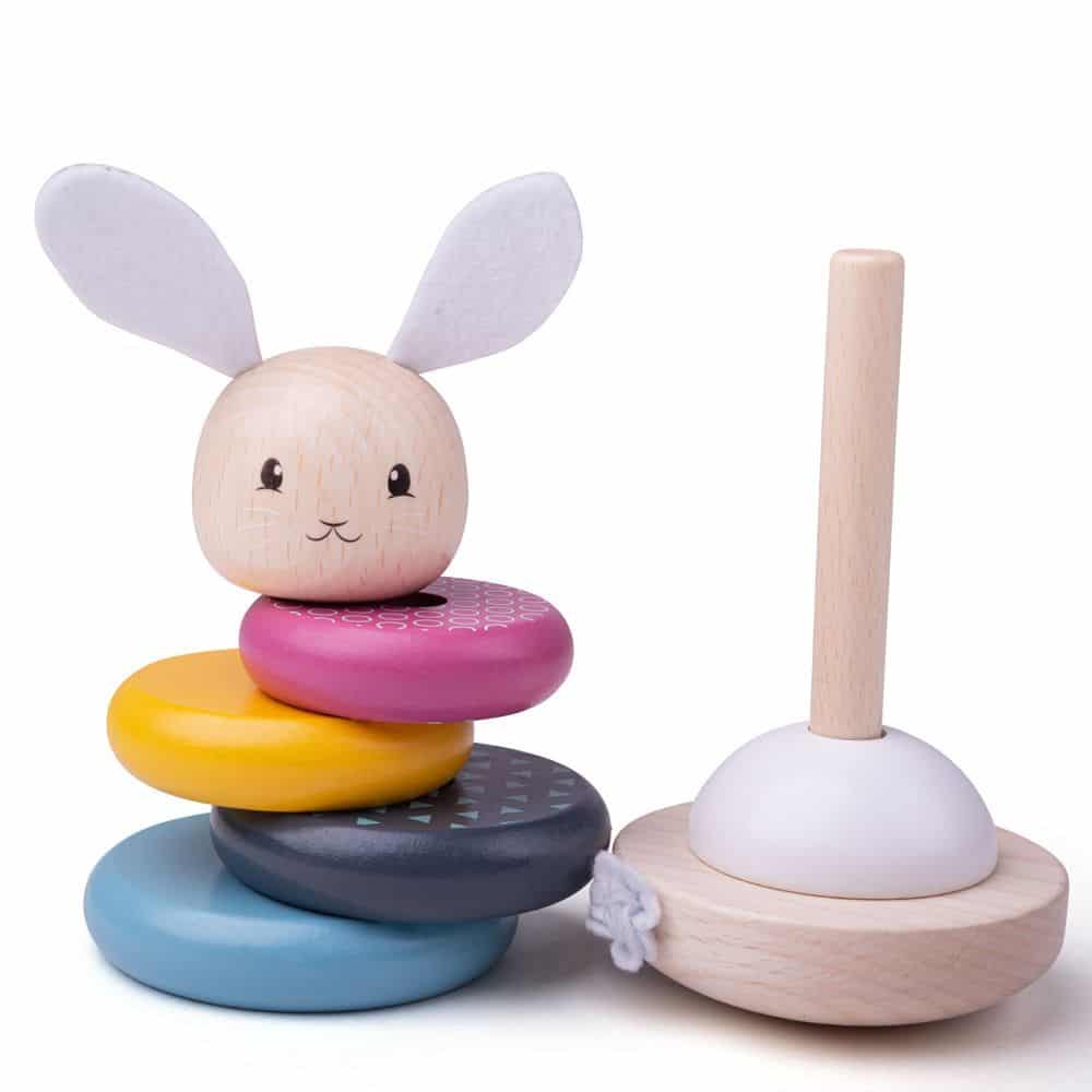 Bigjigs Toys FSC Rabbit Stacking Rings