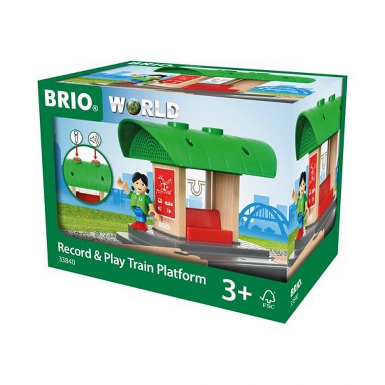 BRIO Record and Play Train Platform: Interactive Fun