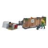 Bruder® Bworld Cow and Calf in Barn with Farmer – Jadrem Toys