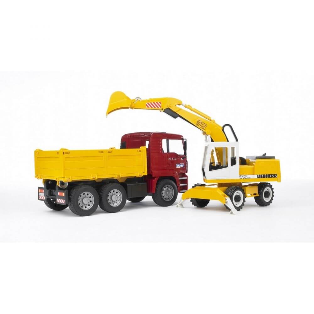 Bruder MAN TGA Construction Truck Excavator – Jadrem Toys