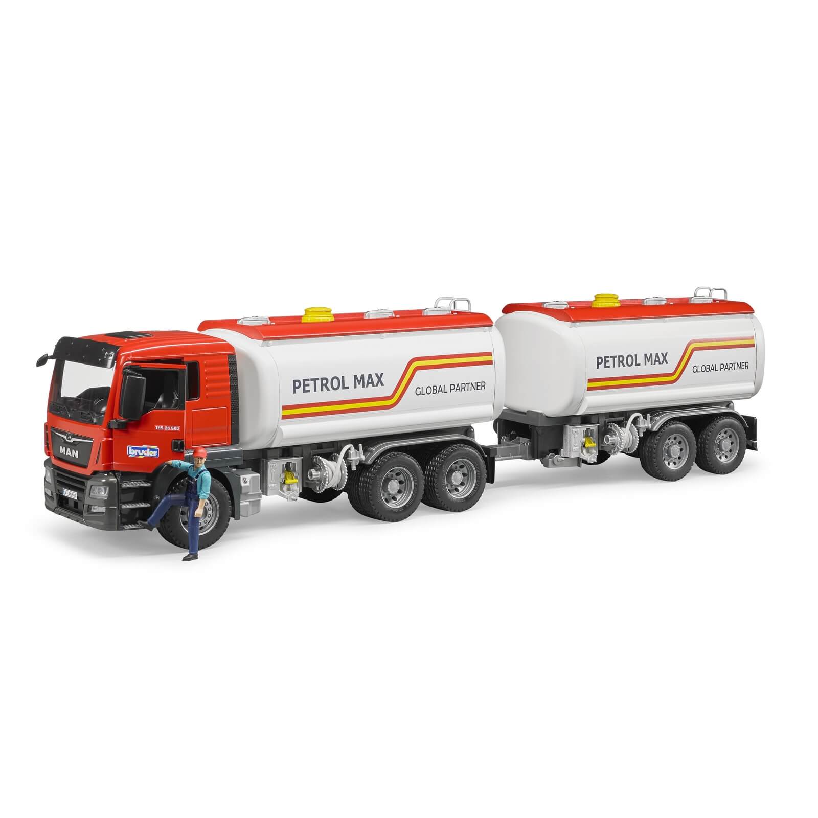 Bruder MAN TGS Petrol Tank Truck - JadRem Toys Australia