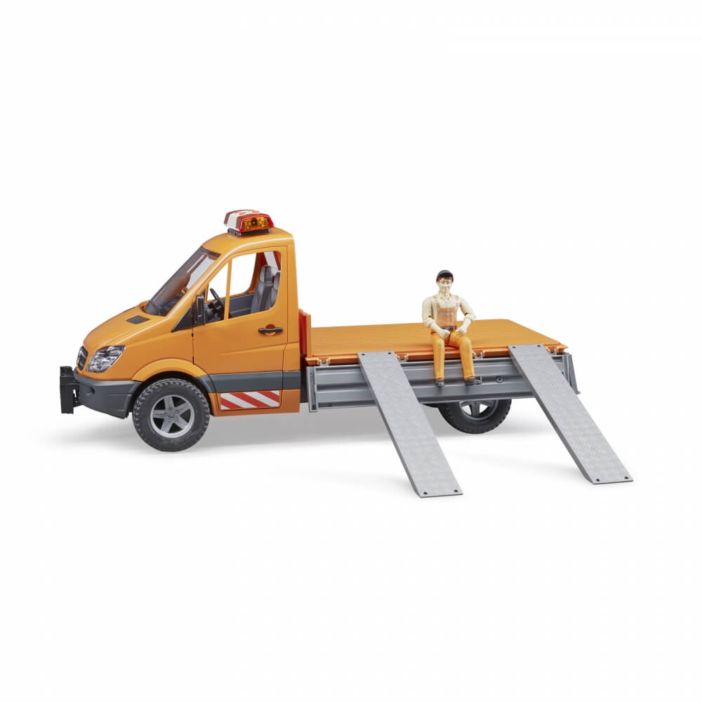 Bruder MB Sprinter Municipal with Worker and Accessories | Jadrem Toys