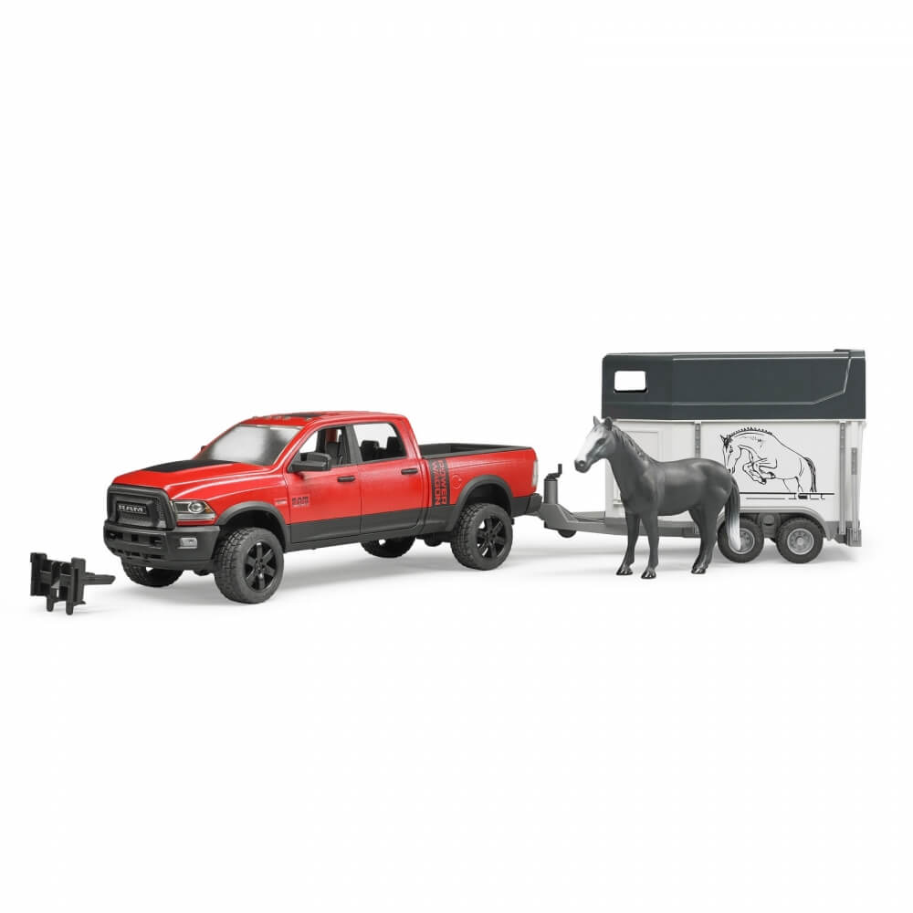 Bruder Ram 2500 Power Wagon with Horse Trailer and Horse – Jadrem Toys