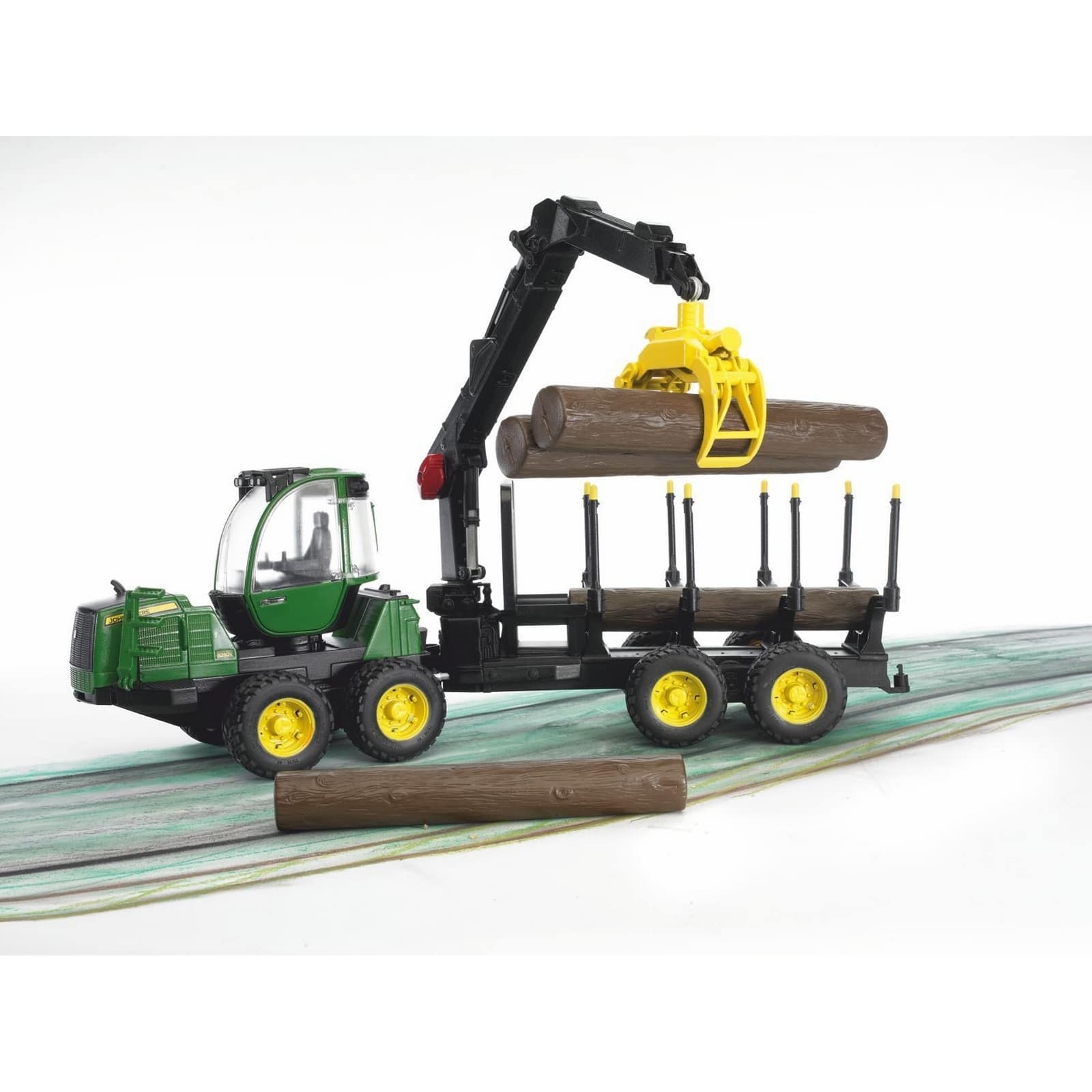 John Deere Four-Axle Forwarder: Forestry Fun for Kids