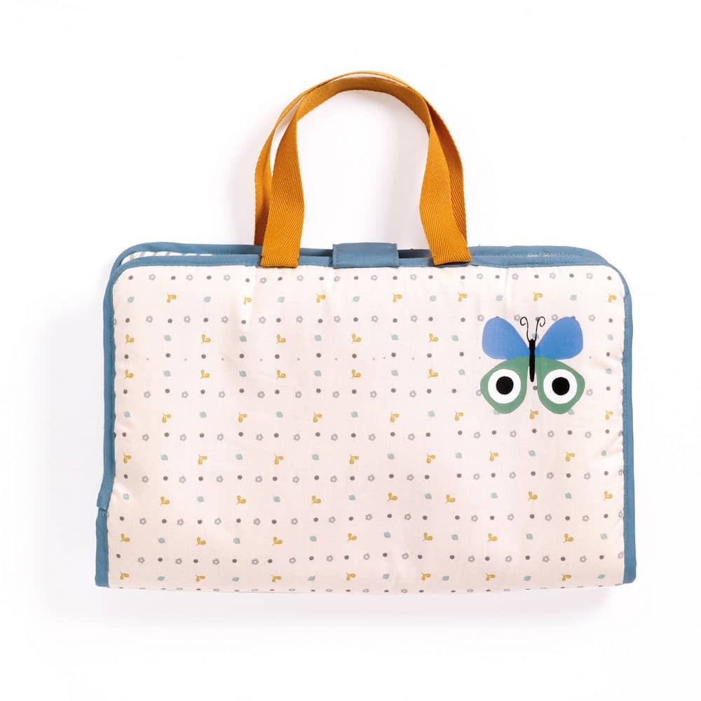 Djeco® Blue Fly Pomea Doll Changing Bag Set – Jadrem Toys