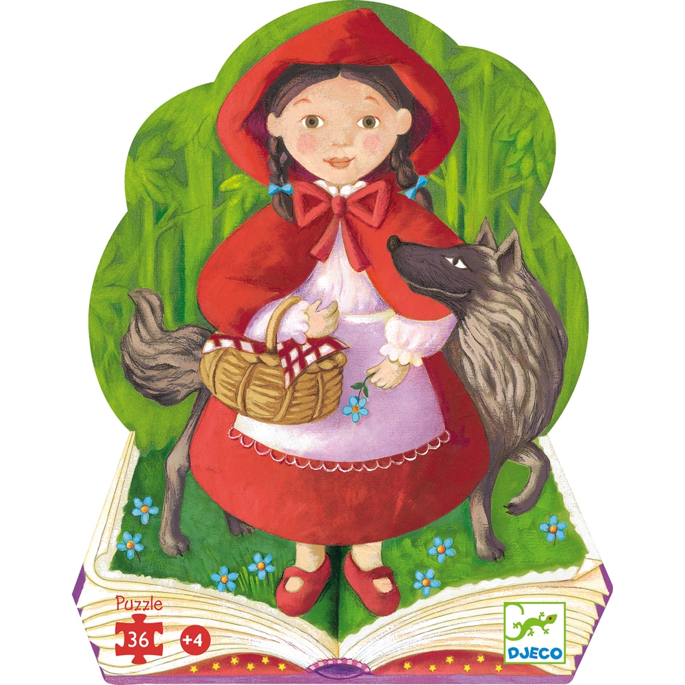 Djeco® Little Red Riding Hood 36pc Silhouette Puzzle