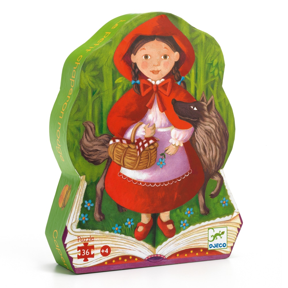 Djeco® Little Red Riding Hood 36pc Silhouette Puzzle