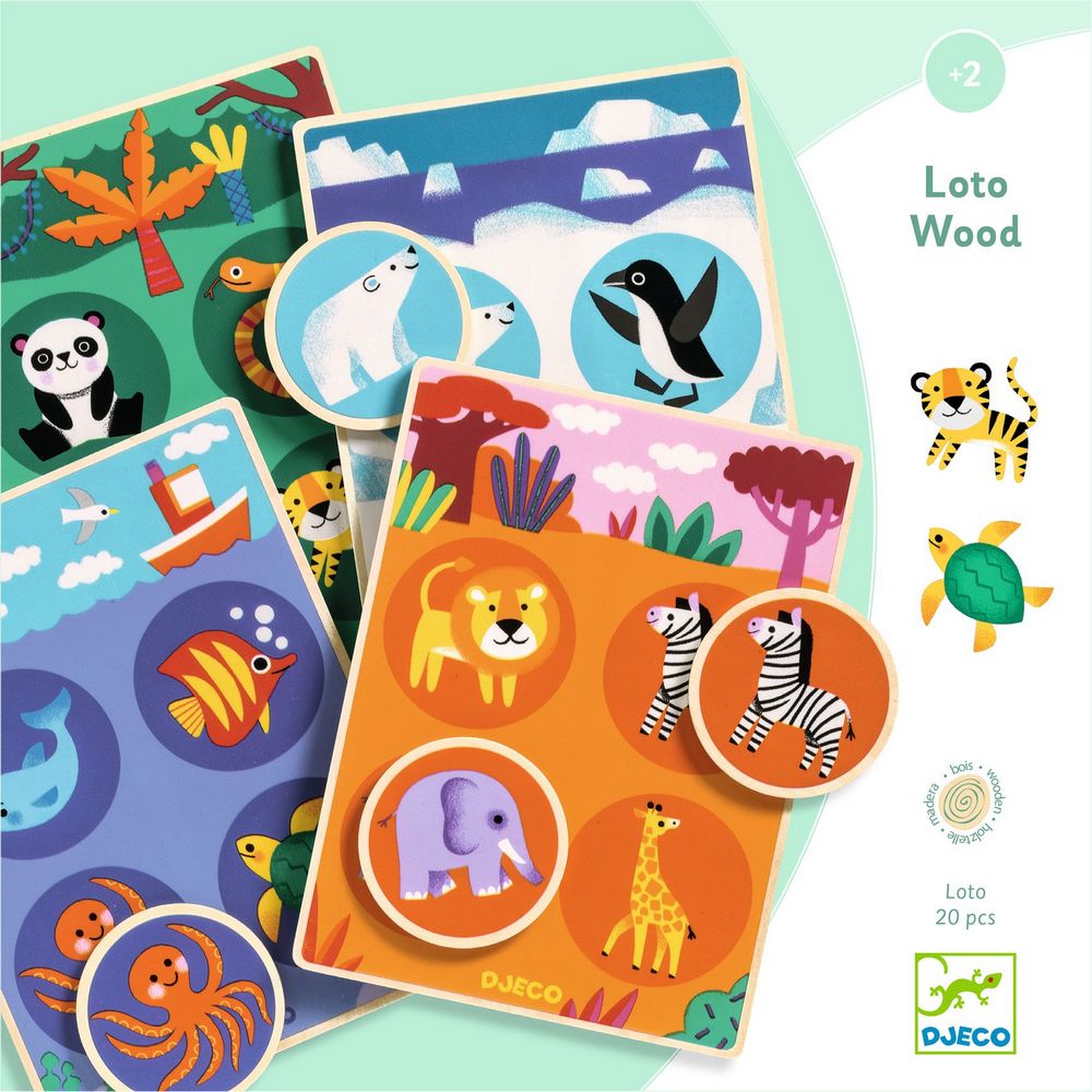 Djeco® Animals Loto Game