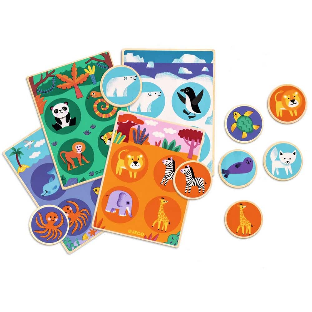 Djeco® Animals Loto Game