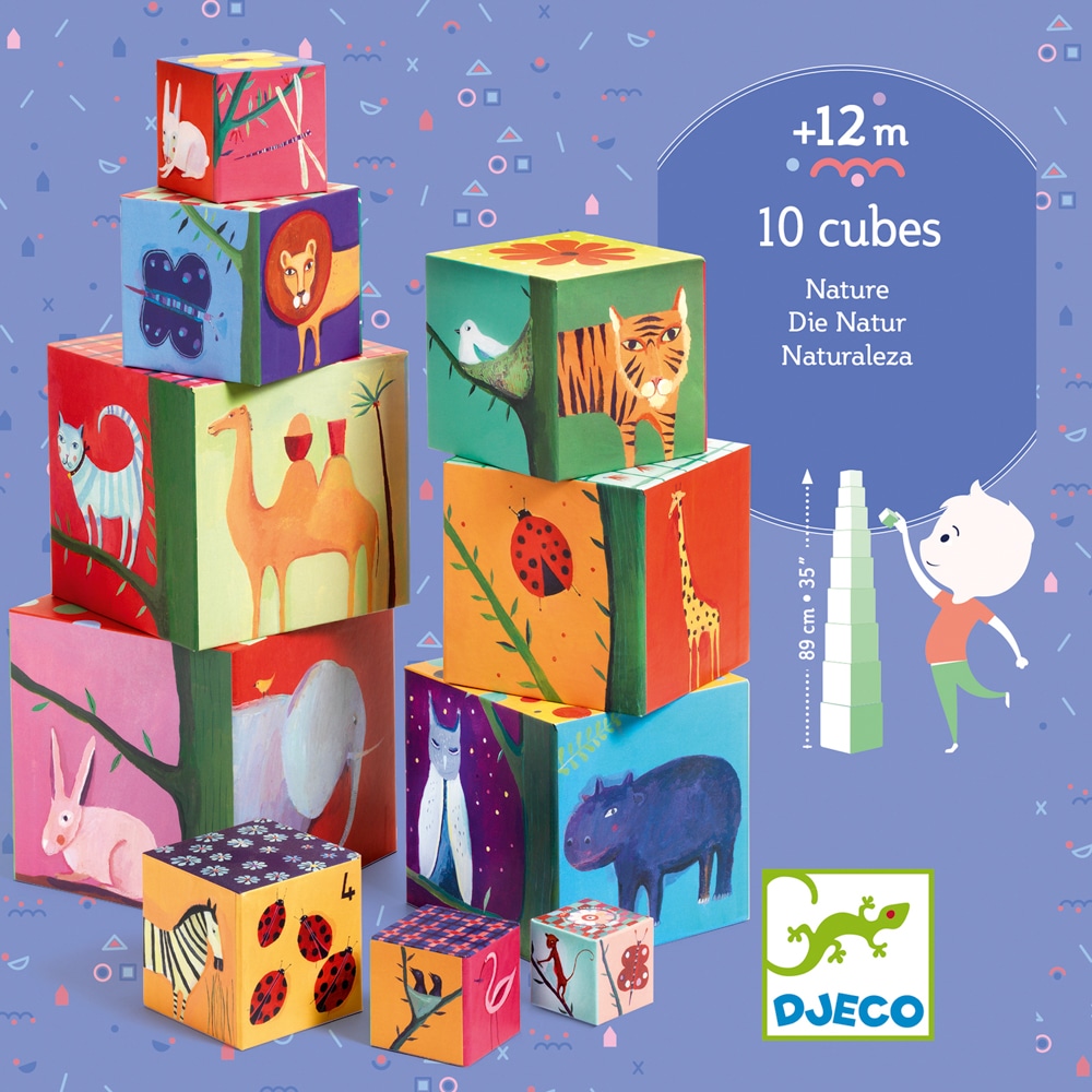 Djeco® Nature And Animal Blocks