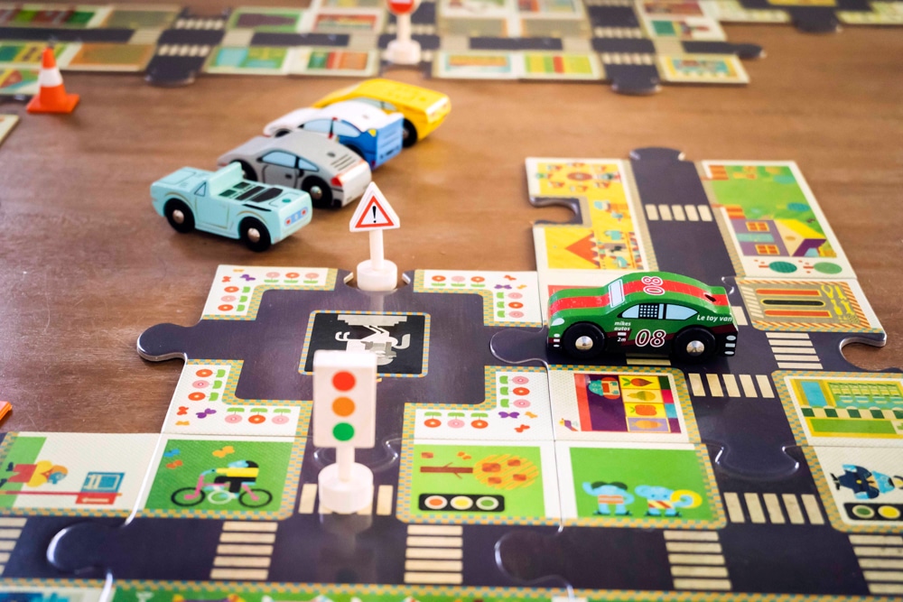Djeco® City Road 24pc Giant PopToPlay Puzzle