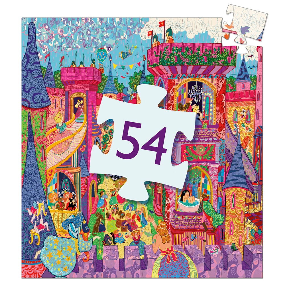 Djeco® The Fairy Castle 54pc Silhouette Puzzle
