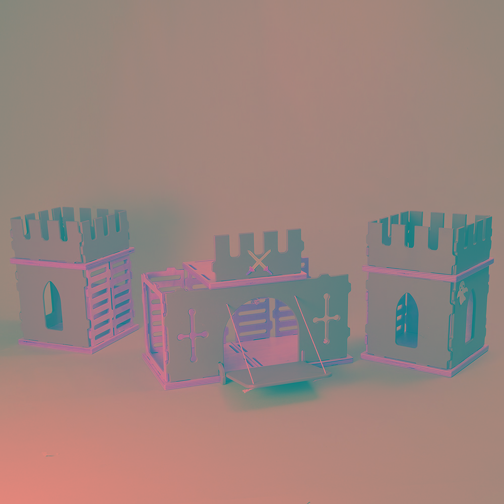 Fabelab Build Basic Kit with Fortress Kit Bundle