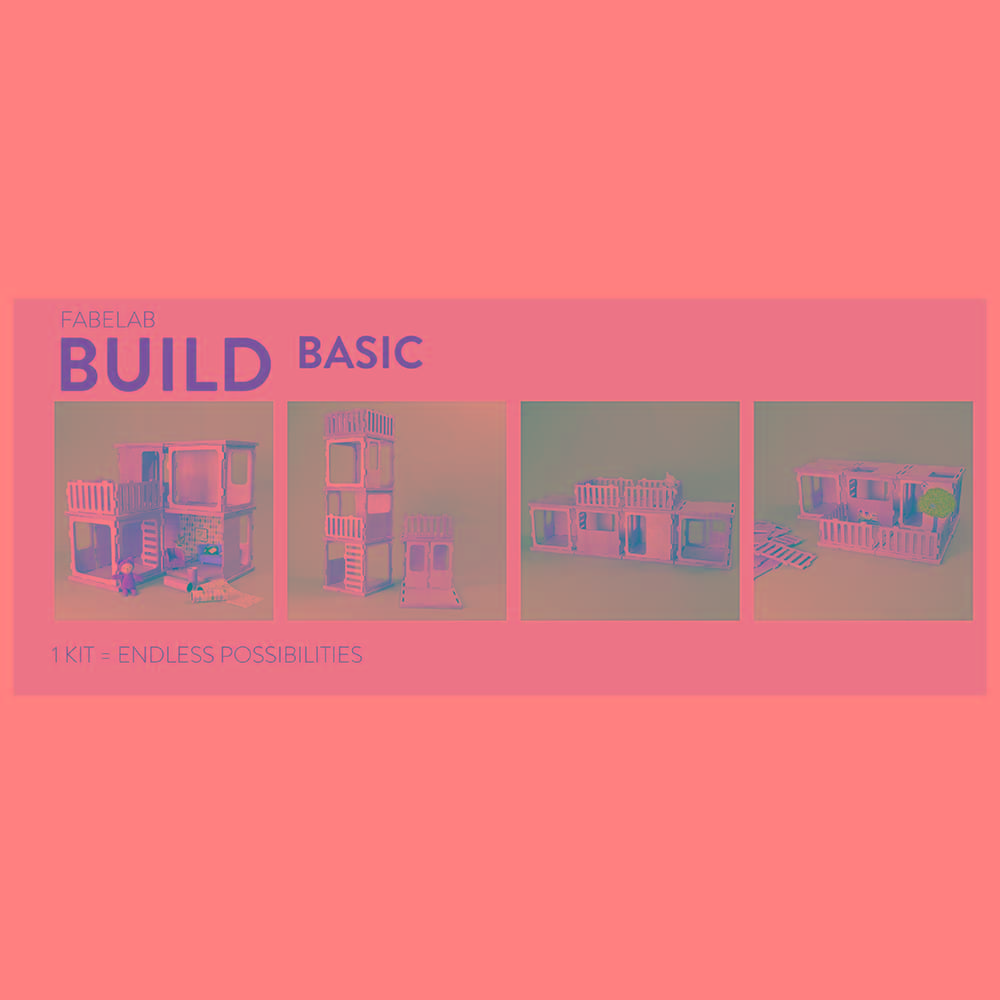 Fabelab Build Basic Kit with Fortress Kit Bundle