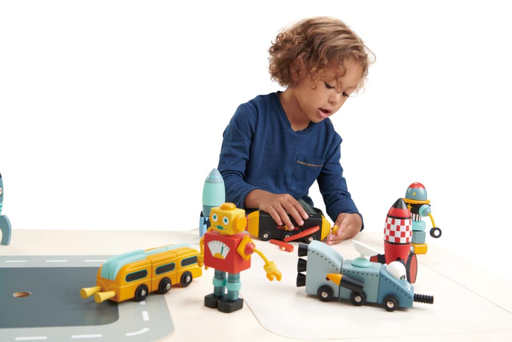 Tender Leaf Toys® Flexible Limb Construction Robot