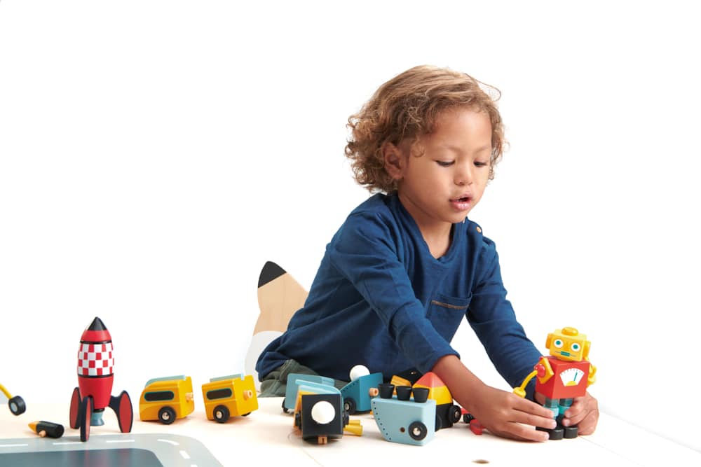 Tender Leaf Toys® Flexible Limb Construction Robot