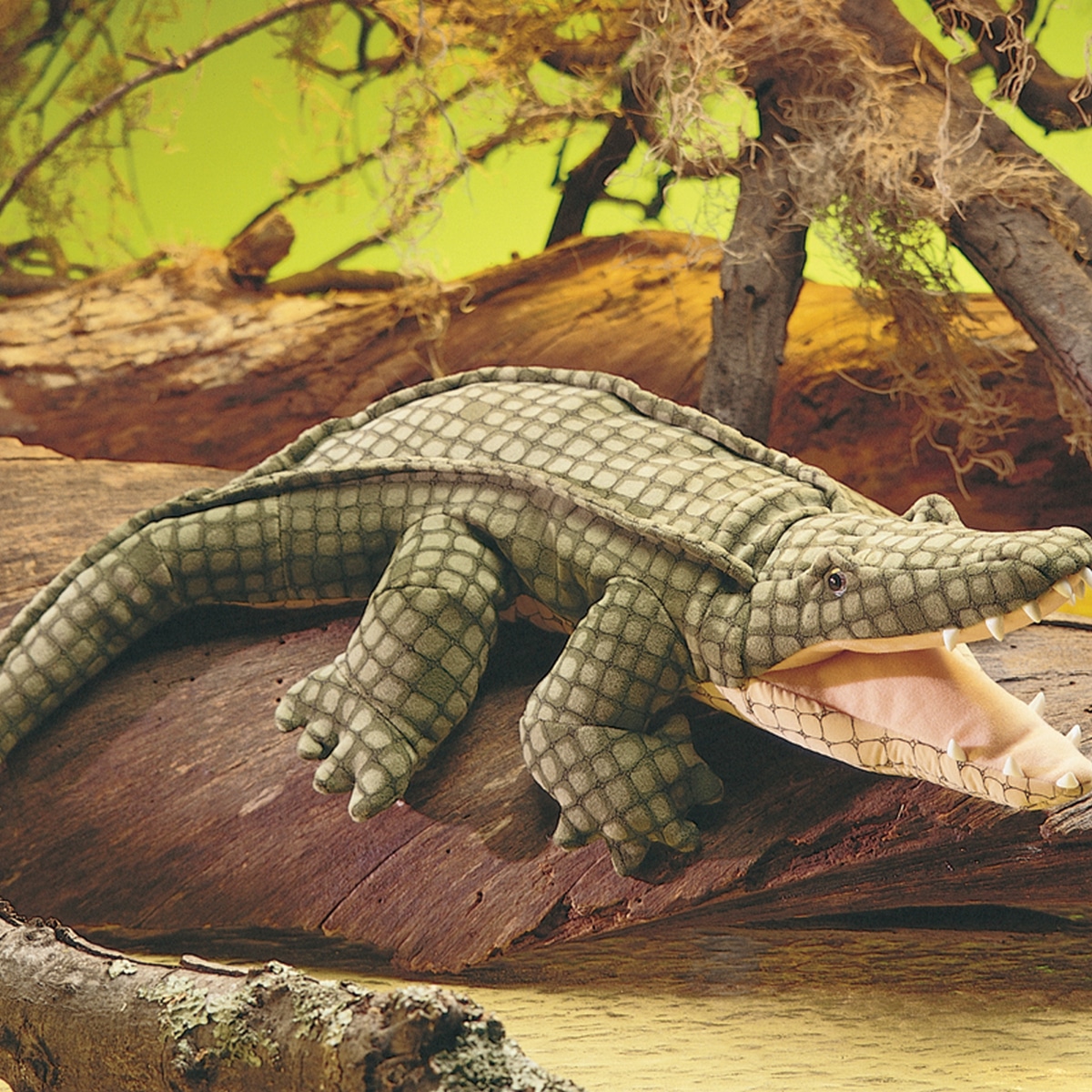 Folkmanis Alligator Puppet: Soft and Safe for Endless Playtime Fun