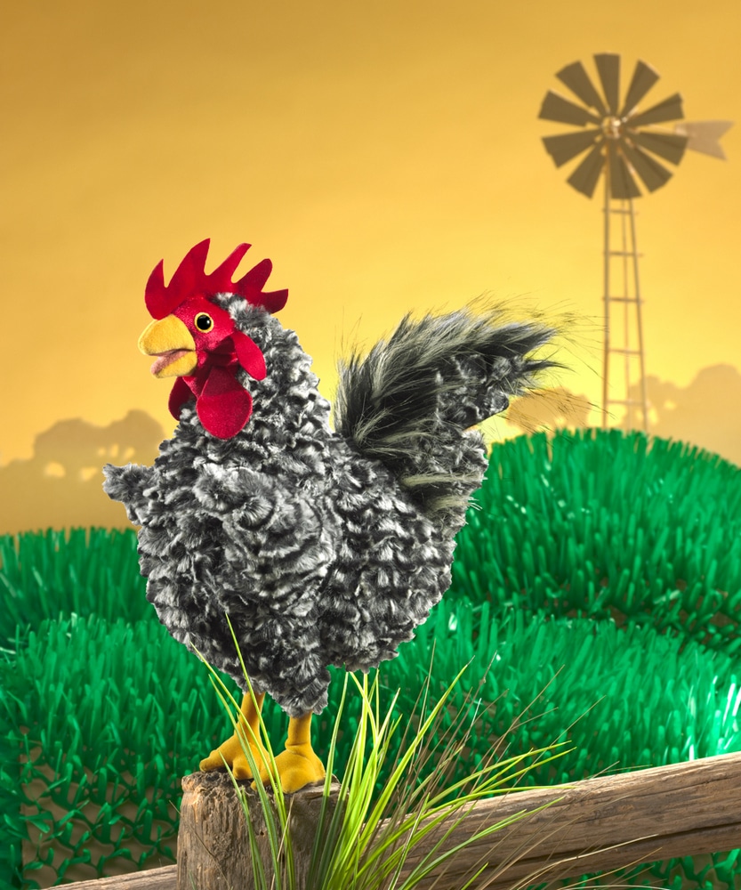 Folkmanis® Barred Rock Rooster Puppet