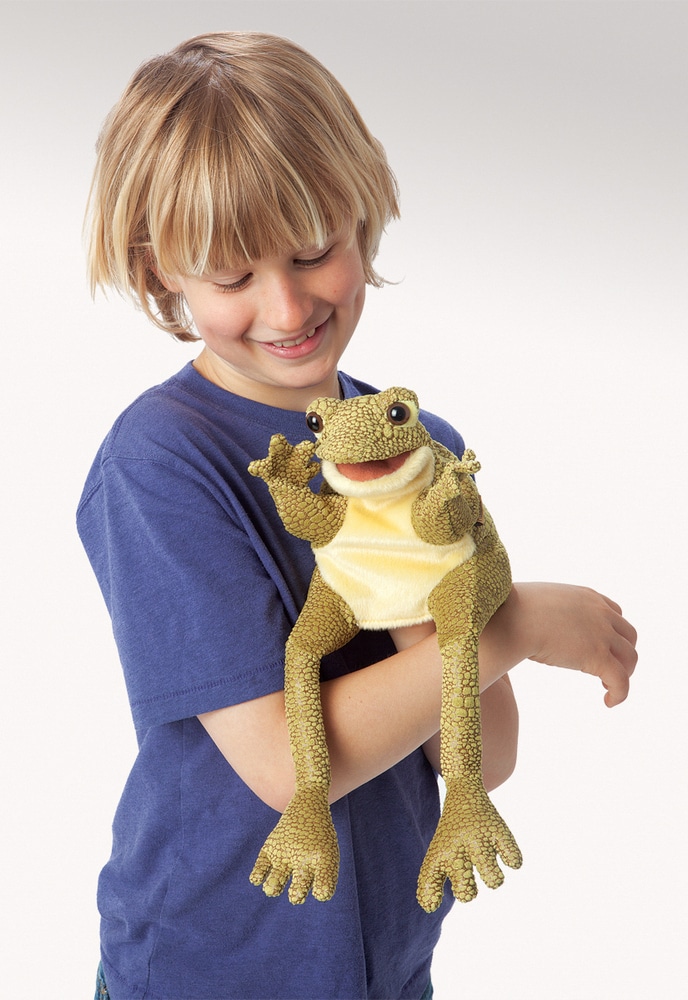 Folkmanis® Funny Frog Hand Puppet