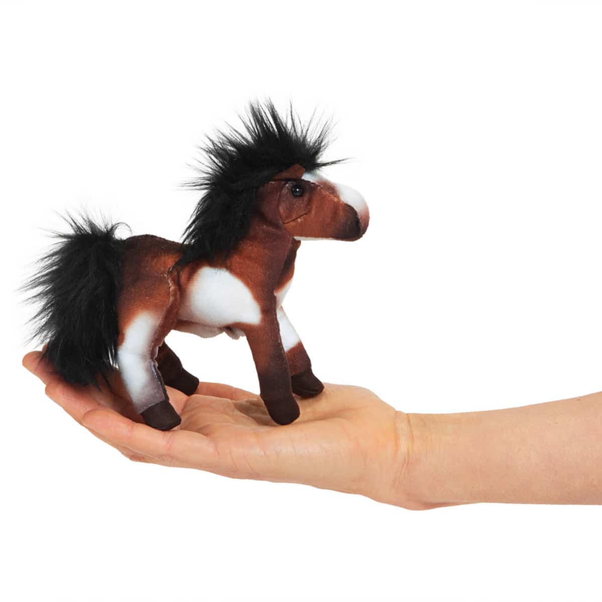 Folkmanis® Pack of 3 Mini Horse Finger Puppets
