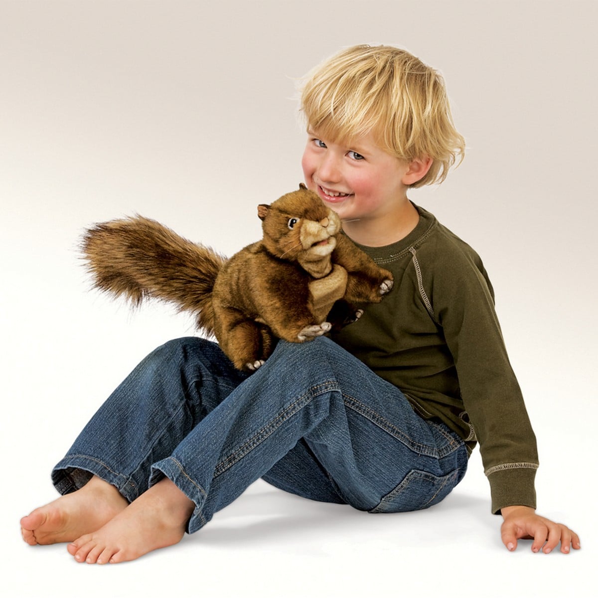 Folkmanis Red Squirrel Puppet: Realistic and Interactive Play for Kids