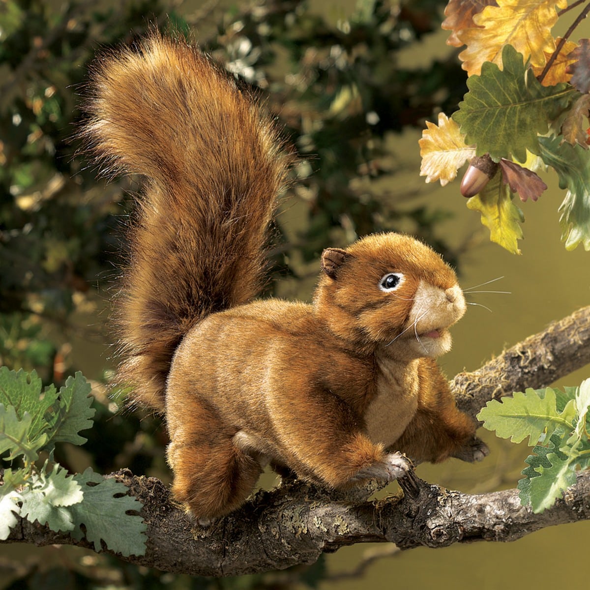 Folkmanis Red Squirrel Puppet: Realistic and Interactive Play for Kids