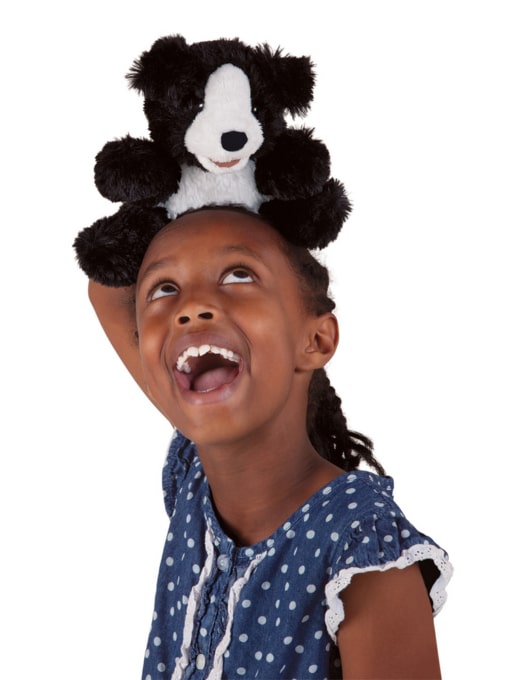 Folkmanis® Black and White Dog Puppet