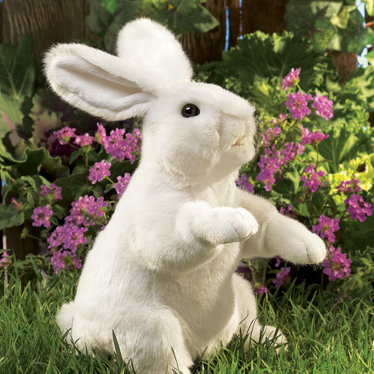 Folkmanis White Rabbit Puppet: Classic Charm and Timeless Fun