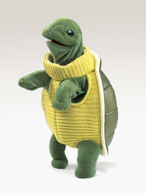 Folkmanis® Turtleneck Turtle Puppet