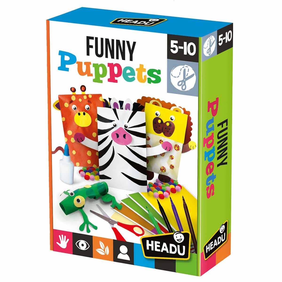 Headu Funny Puppets Kit: Creative Crafting Fun for Kids