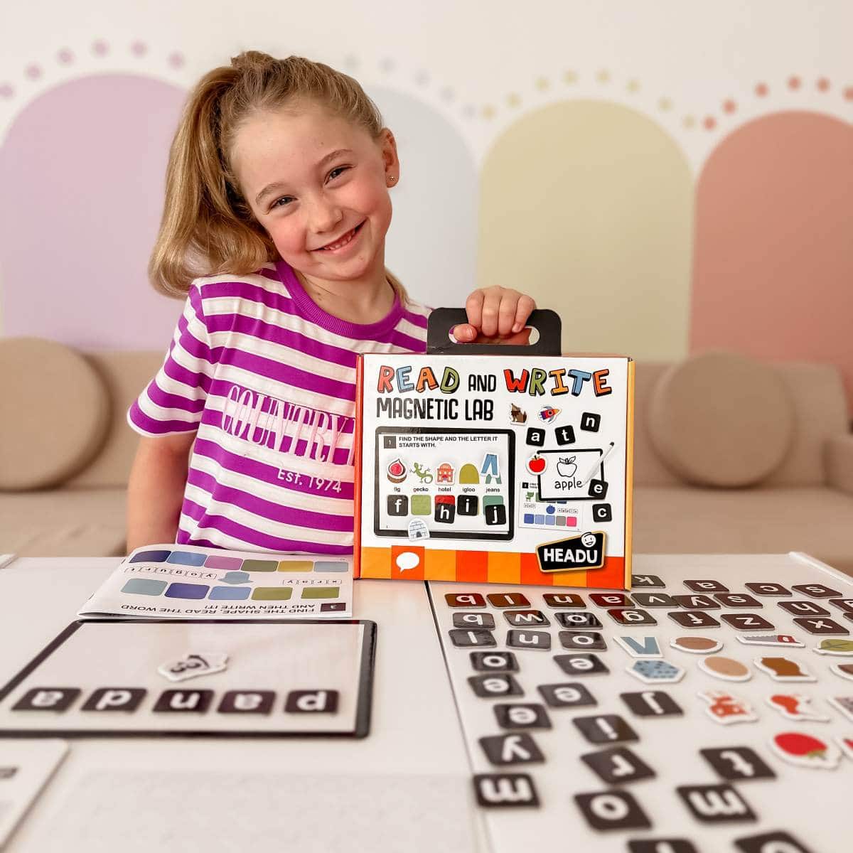 Headu Read & Write Lab: Fun Phonics Kit for Early Learners