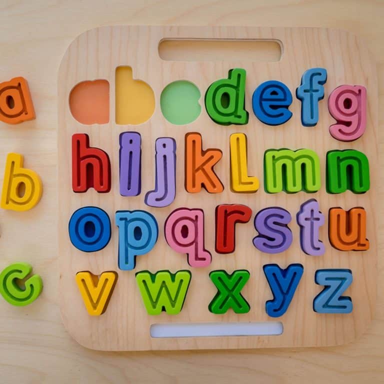 Kiddie Connect Lowercase ABC Trace Puzzle: Fun Alphabet Learning for Kids