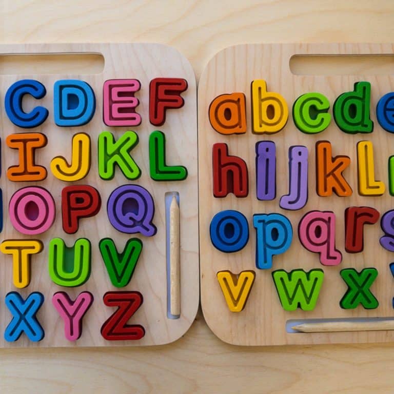 Kiddie Connect Lowercase ABC Trace Puzzle: Fun Alphabet Learning for Kids