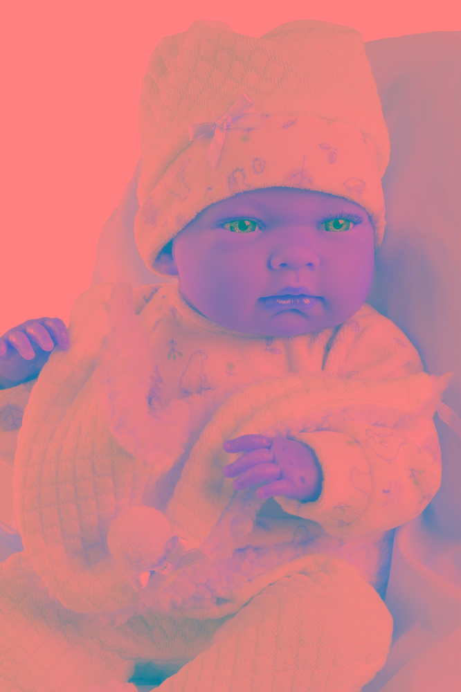 Llorens® Baby Doll Rosa with Bunny Eared Cushion