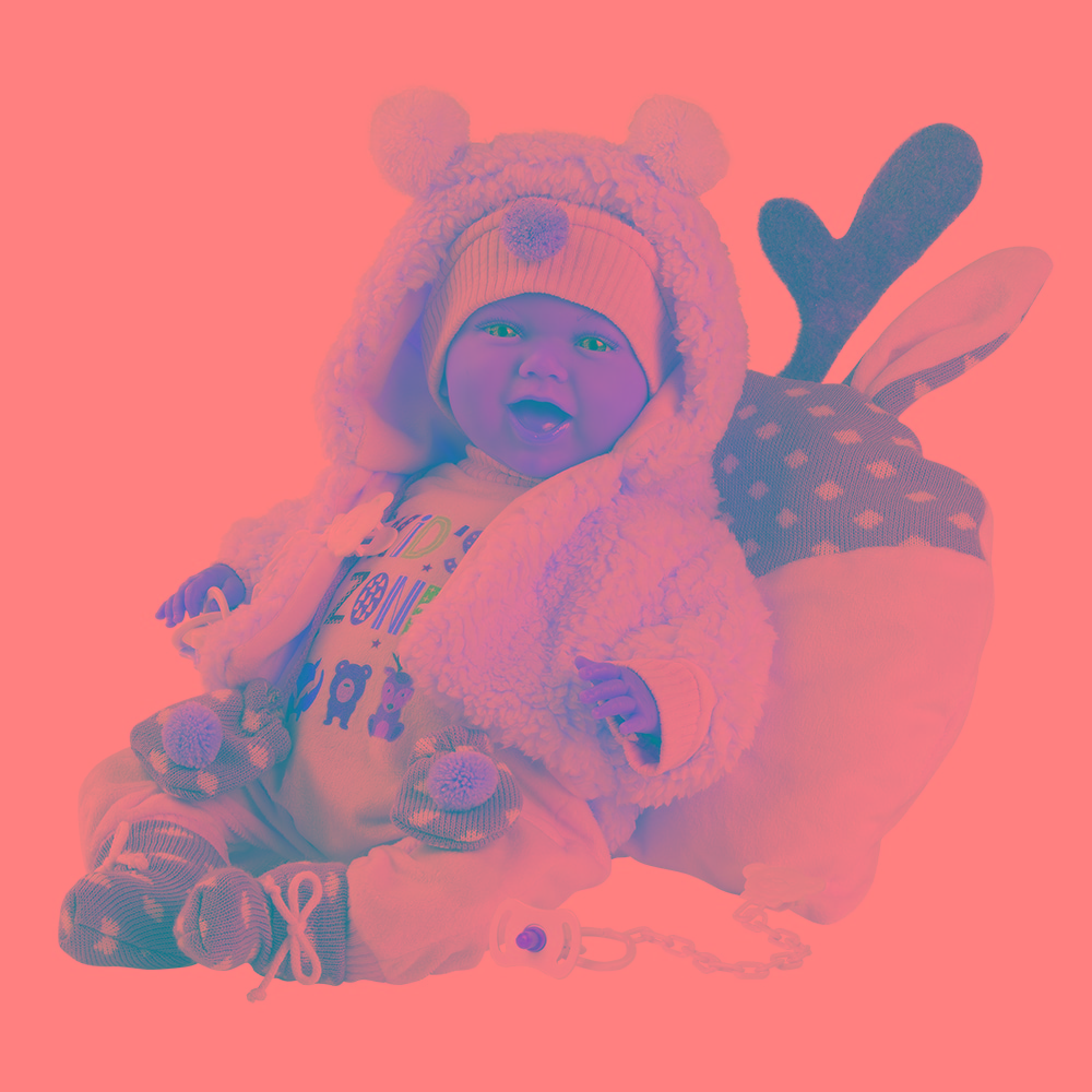 Llorens Laughing Baby Doll Mimi Smiles 42cm