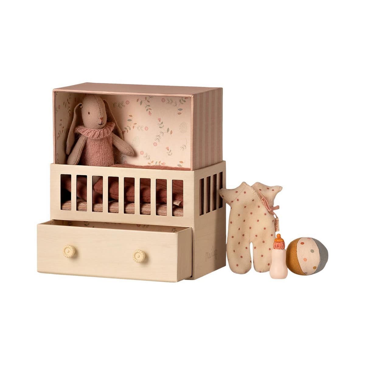 Maileg Baby Room with Micro Bunny