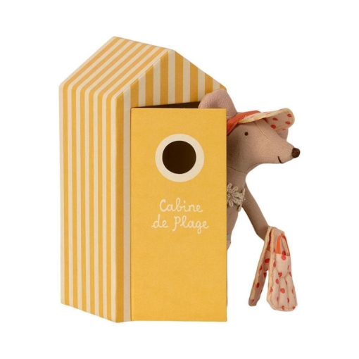 Maileg Beach Mouse Big Sister in Cabin – Jadrem Toys