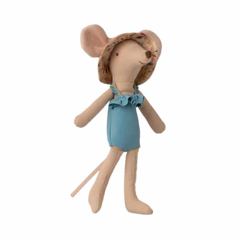 Maileg Beach Mouse Mum in Cabin