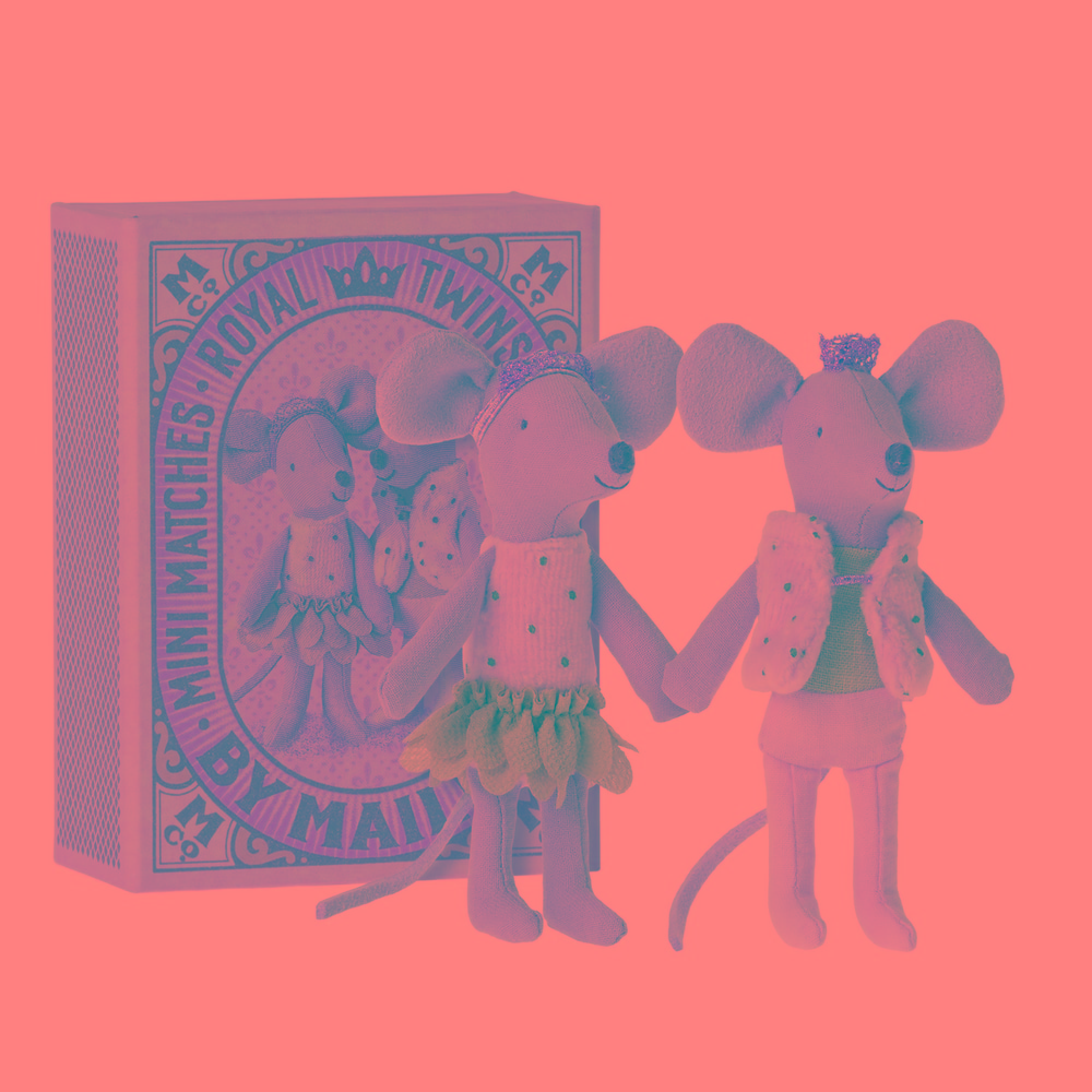 Maileg Royal Twins Mice in a Box