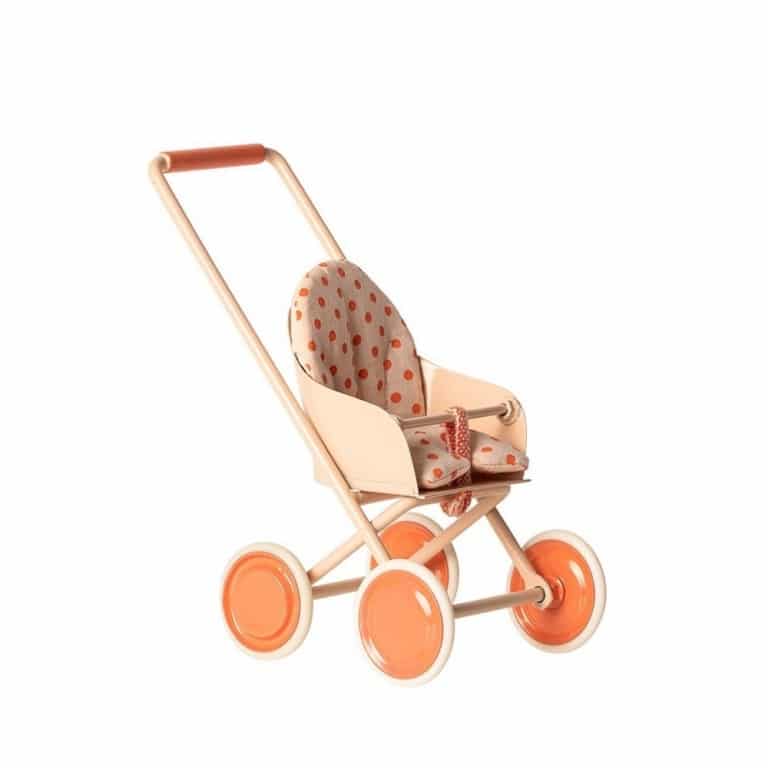 Maileg Stroller Micro Soft Coral