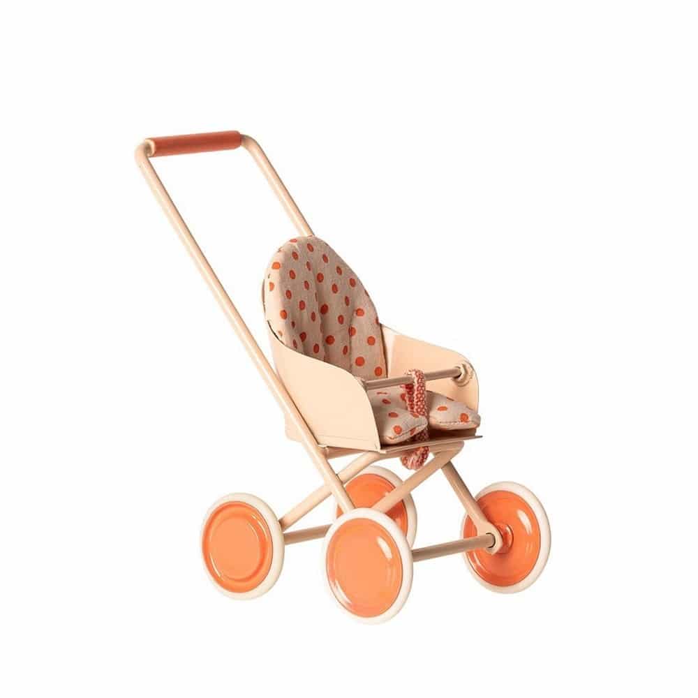 Maileg Stroller Micro Soft Coral